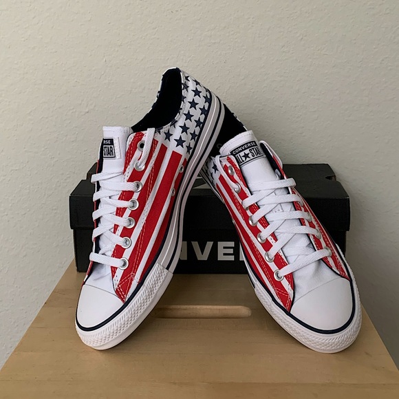 Converse | Shoes | Converse American Flag Ctas Ox | Poshmark